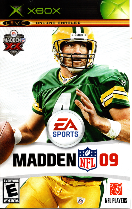 Madden NFL 09 cover or packaging material - MobyGames