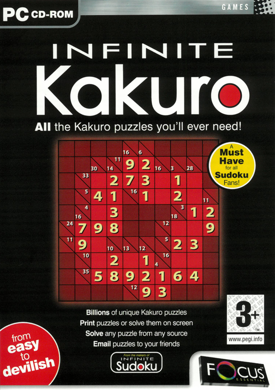Infinite Kakuro Forum - MobyGames