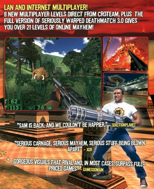 Serious Sam: The Second Encounter cover or packaging material - MobyGames