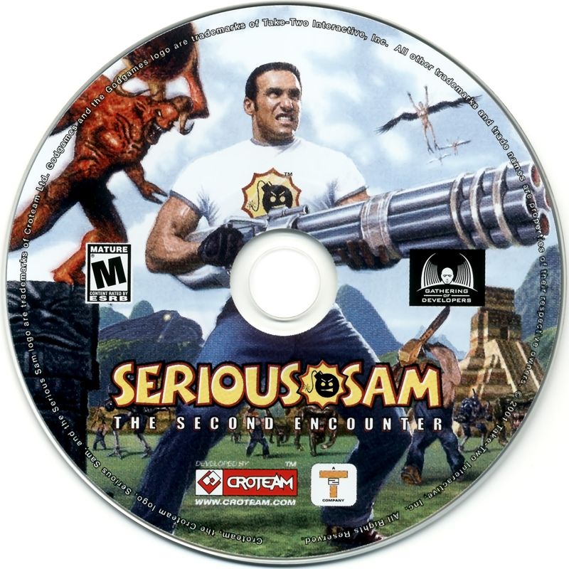 Serious Sam: The Second Encounter cover or packaging material - MobyGames