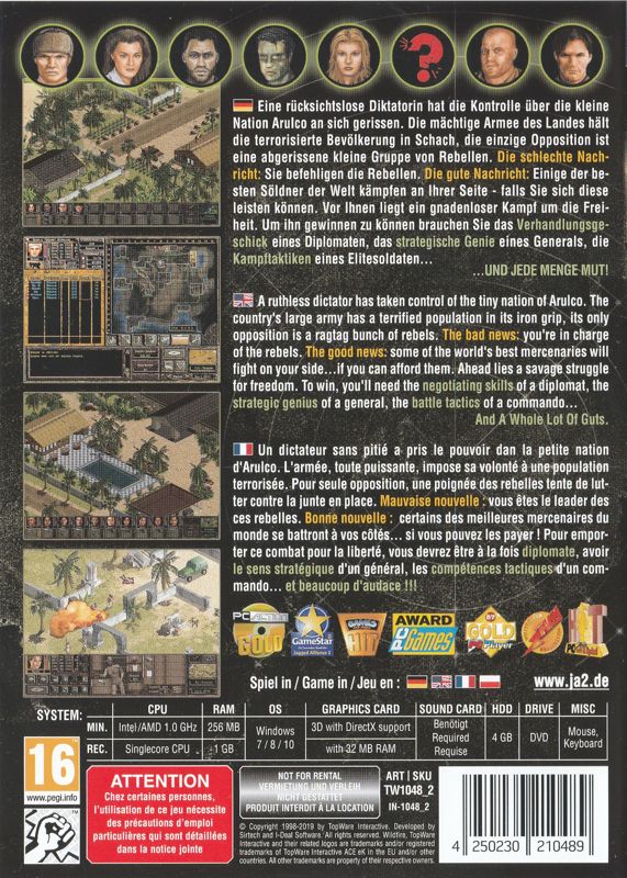 Jagged Alliance 2: Wildfire cover or packaging material - MobyGames
