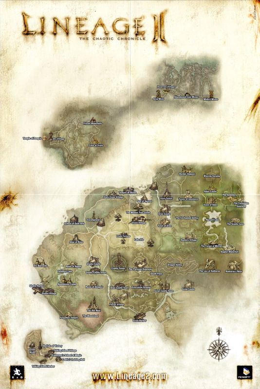 Lineage II: The Chaotic Chronicle cover or packaging material - MobyGames
