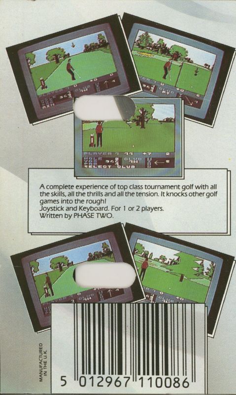 3D Golf cover or packaging material - MobyGames