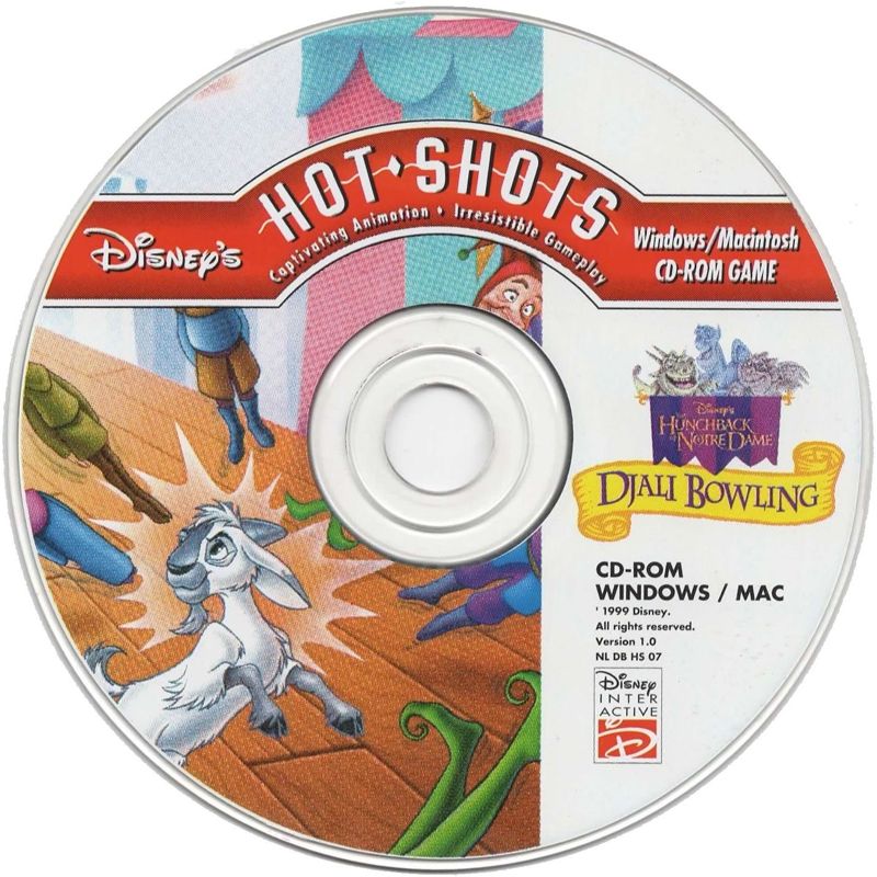 Disney's Hot Shots: Djali Bowling cover or packaging material - MobyGames