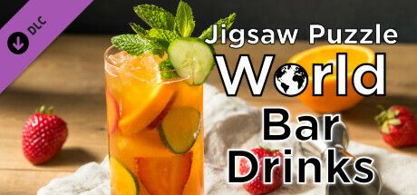 Jigsaw Puzzle World: Bar Drinks cover or packaging material - MobyGames