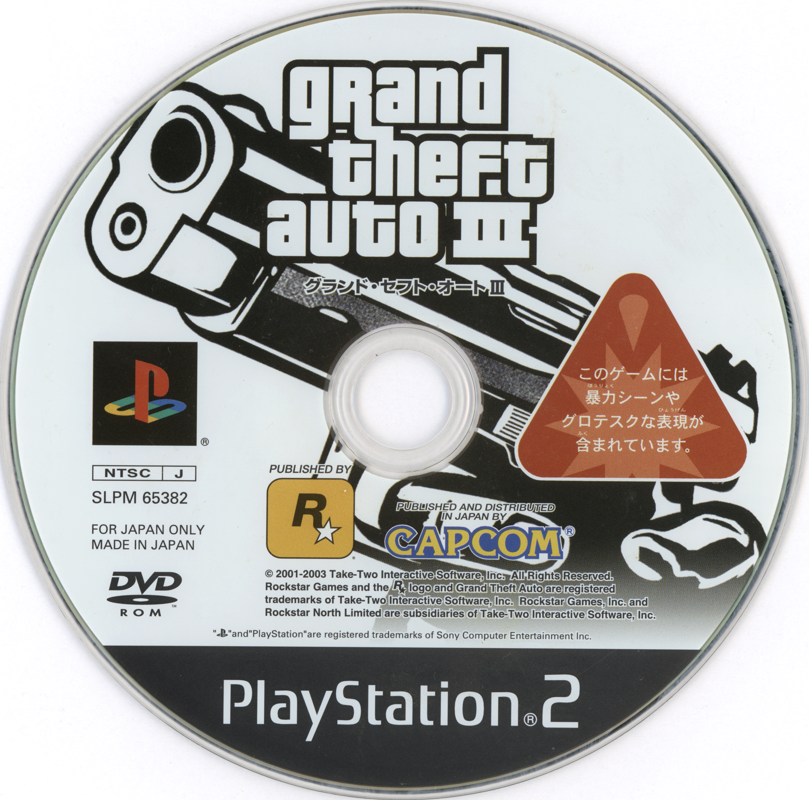Grand Theft Auto III cover or packaging material - MobyGames