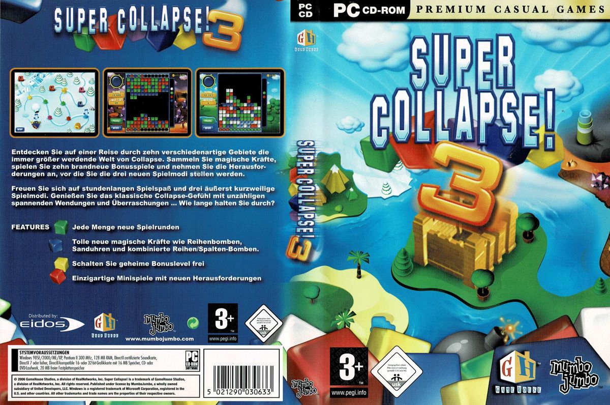 Super Collapse! 3 cover or packaging material - MobyGames