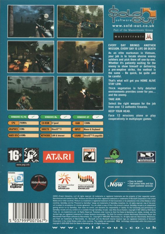 Line of Sight: Vietnam cover or packaging material - MobyGames