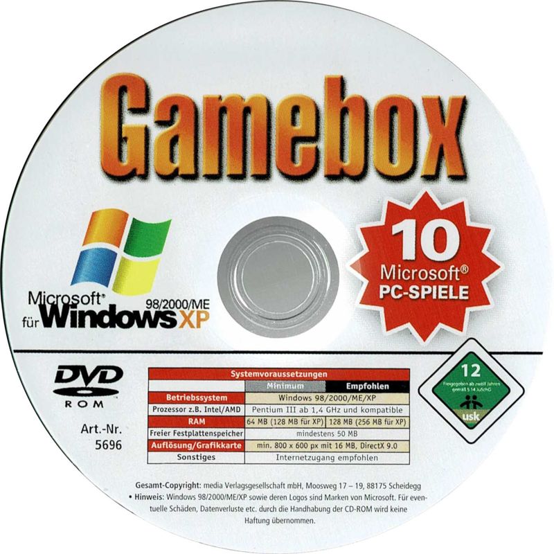 Gamebox cover or packaging material - MobyGames