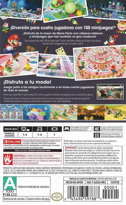 Mario Party Superstars cover or packaging material - MobyGames