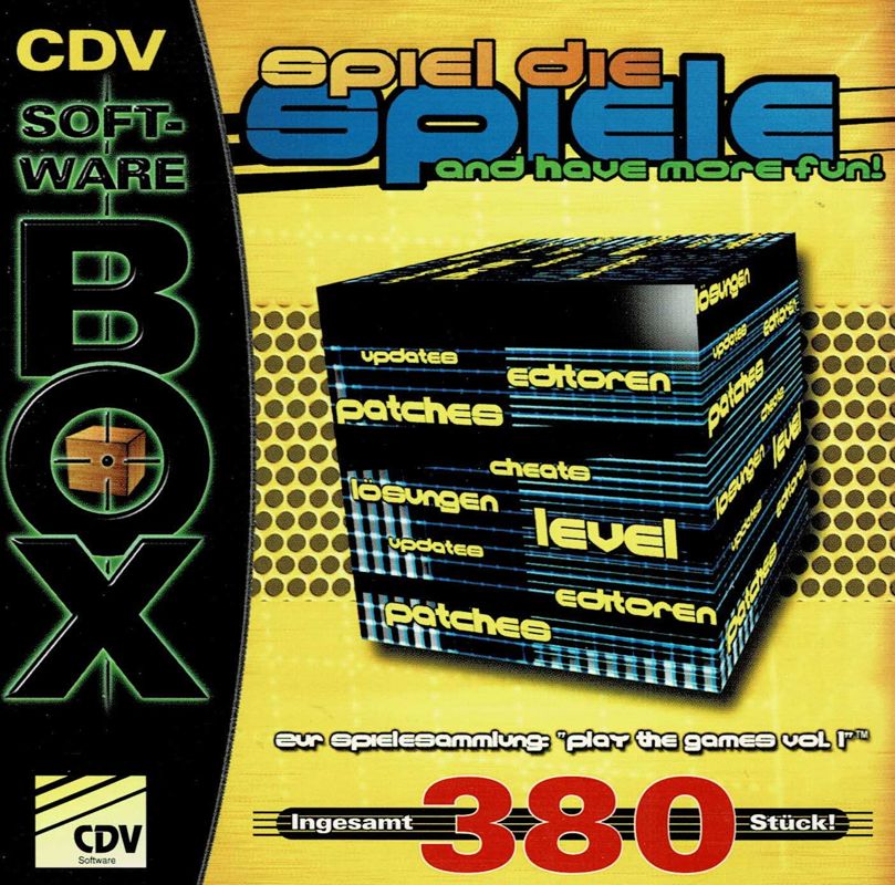 CDV Software Box: spiel die spiele and have more fun! (1998) - MobyGames