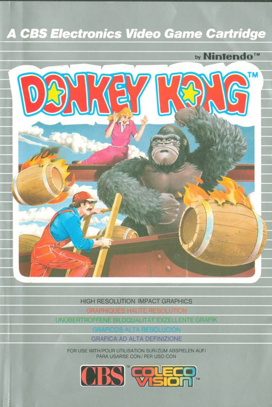 Donkey Kong credits (ColecoVision, 1982) - MobyGames