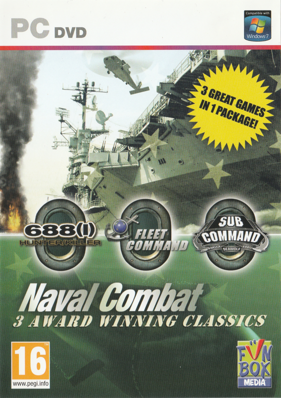 Naval Combat Pack: 3 Awards Winning Classics cover or packaging material - MobyGames