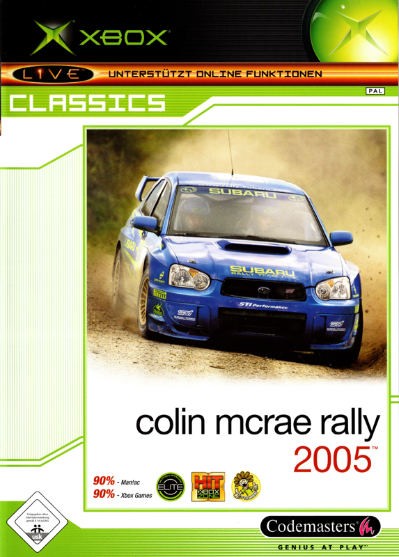 Colin McRae Rally 2005 cover or packaging material - MobyGames