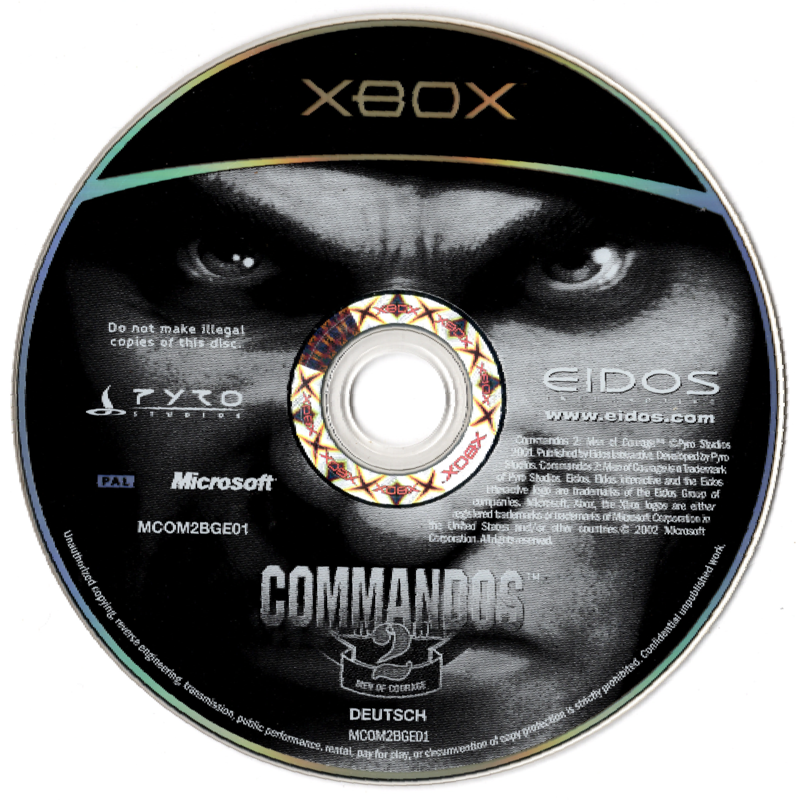 Commandos 2: Men of Courage cover or packaging material - MobyGames