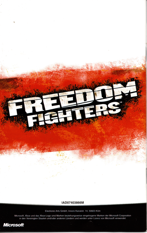 Freedom Fighters cover or packaging material - MobyGames
