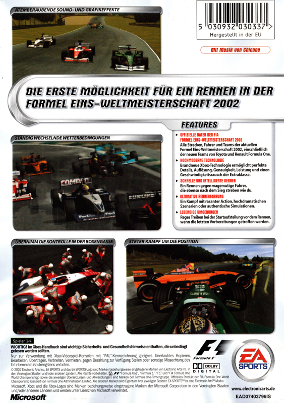 F1 2002 cover or packaging material - MobyGames