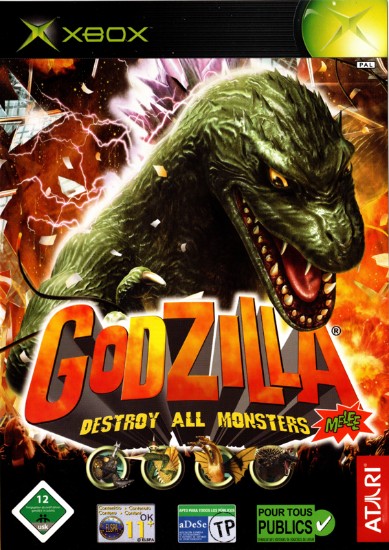 Godzilla: Destroy All Monsters Melee cover or packaging material ...