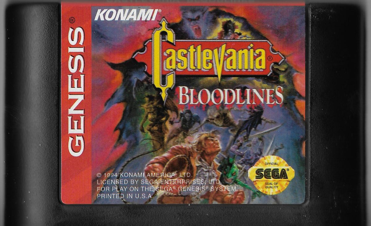 Castlevania: Bloodlines cover or packaging material - MobyGames