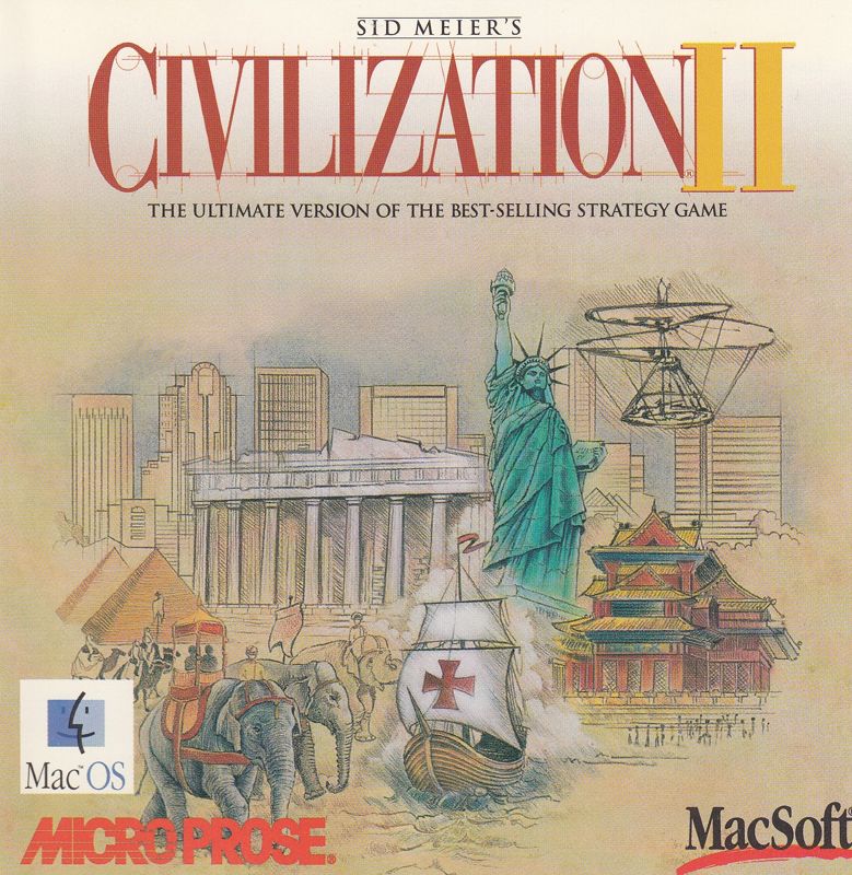 Sid Meier's Civilization II cover or packaging material - MobyGames