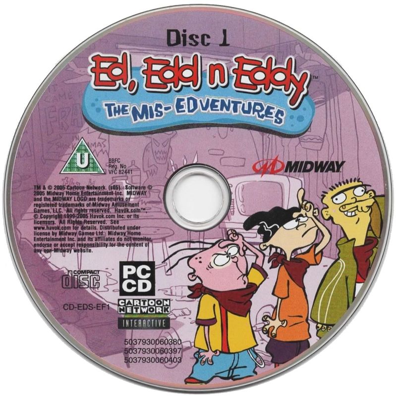 Ed, Edd n Eddy: The Mis-Edventures cover or packaging material - MobyGames