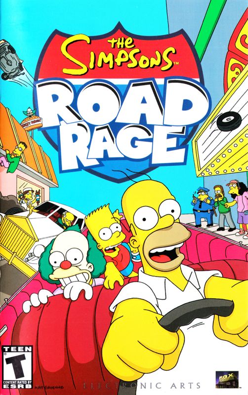 The Simpsons: Road Rage cover or packaging material - MobyGames