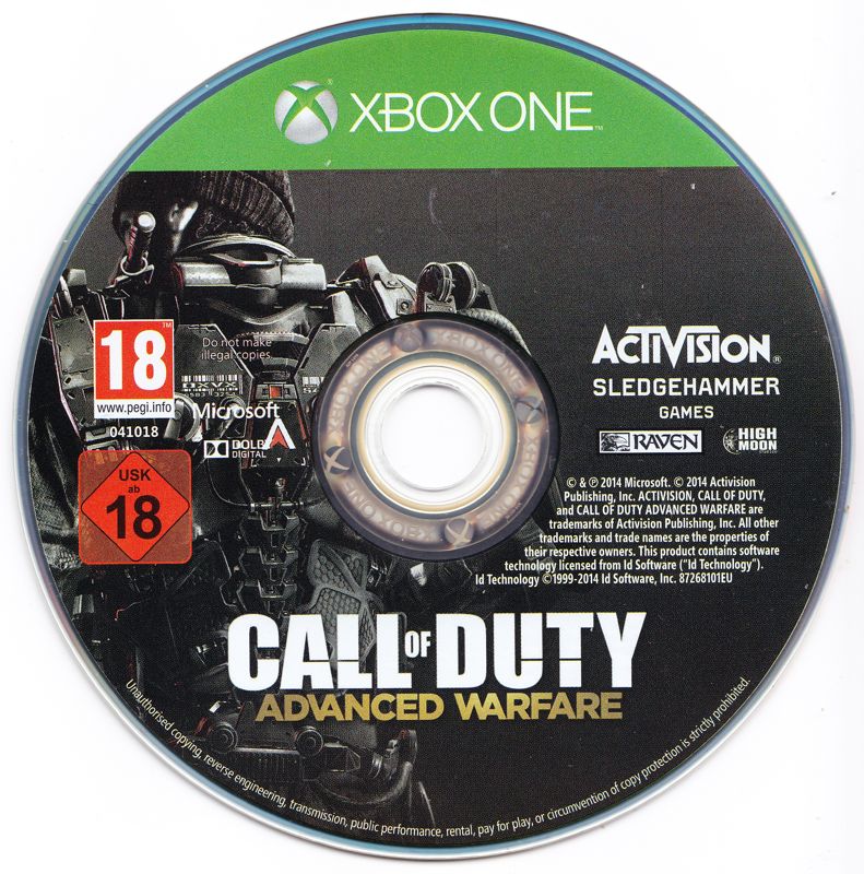 Call of Duty: Advanced Warfare cover or packaging material - MobyGames