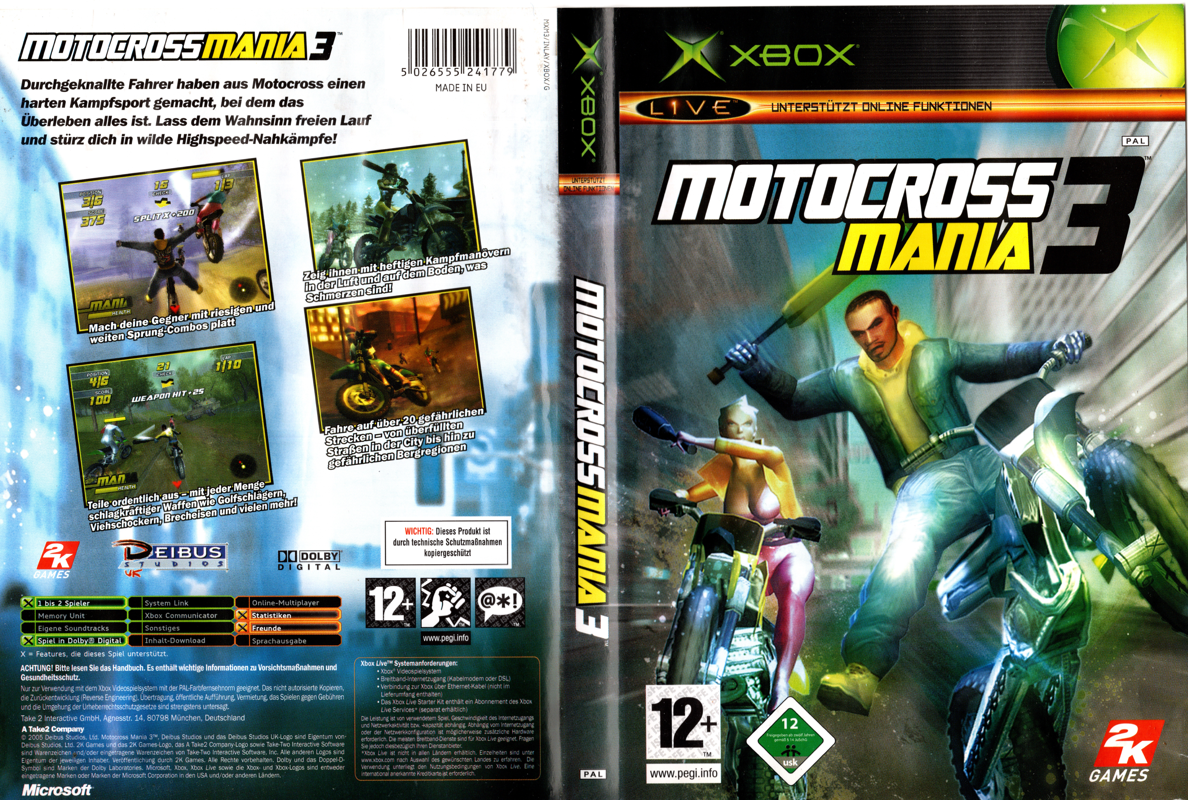 Motocross Mania 3 cover or packaging material - MobyGames