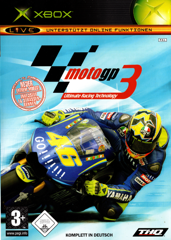MotoGP: Ultimate Racing Technology 3 cover or packaging material ...