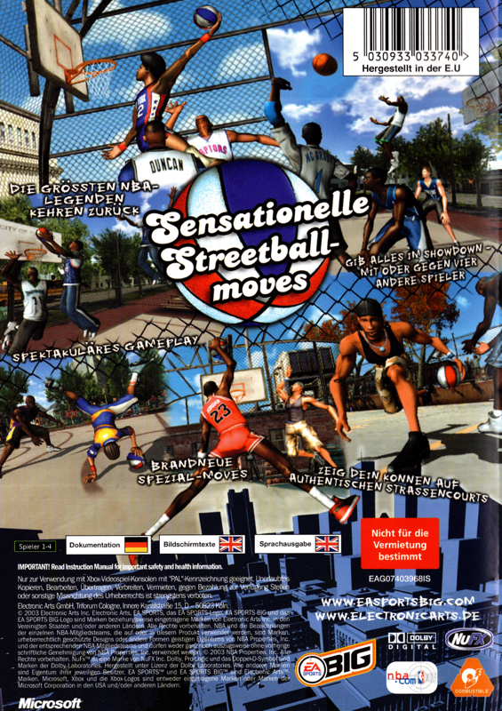 NBA Street Vol. 2 cover or packaging material - MobyGames