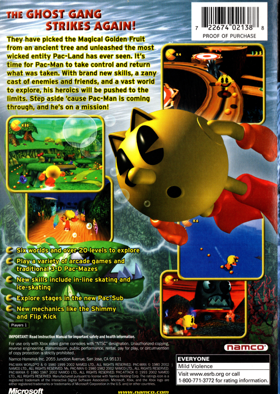 Pac-Man World 2 cover or packaging material - MobyGames