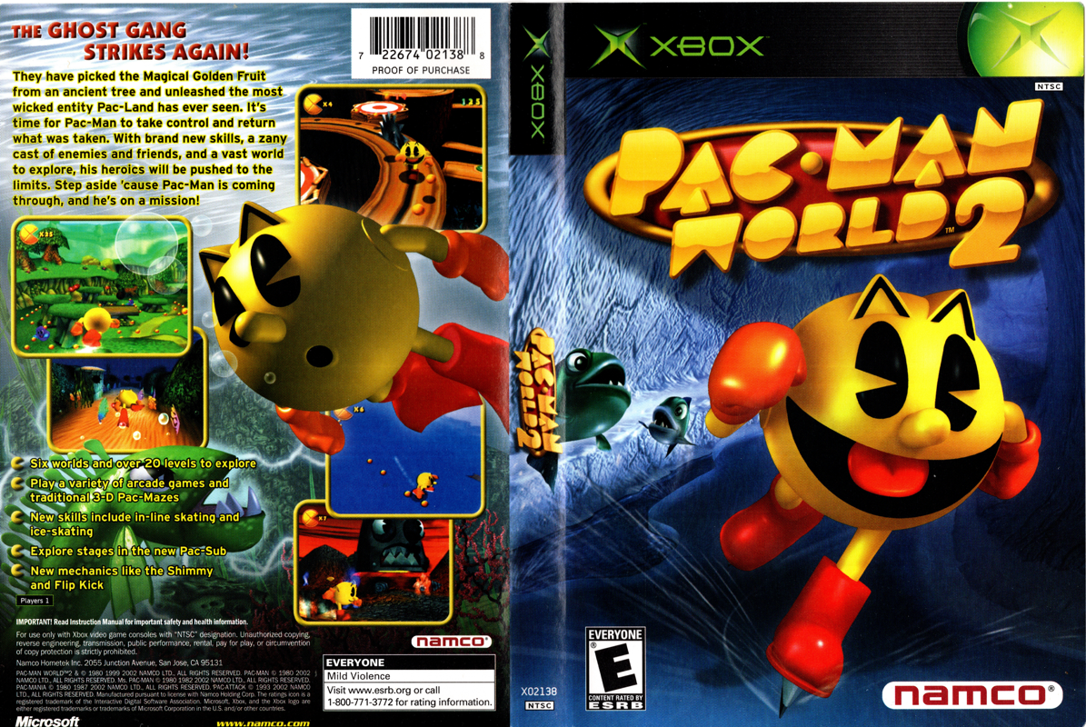 Pac-Man World 2 cover or packaging material - MobyGames