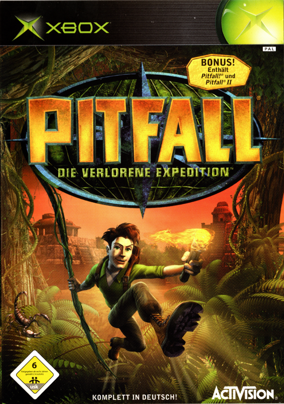 Pitfall: The Lost Expedition cover or packaging material - MobyGames