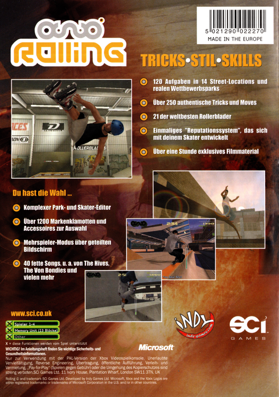 Rolling cover or packaging material - MobyGames