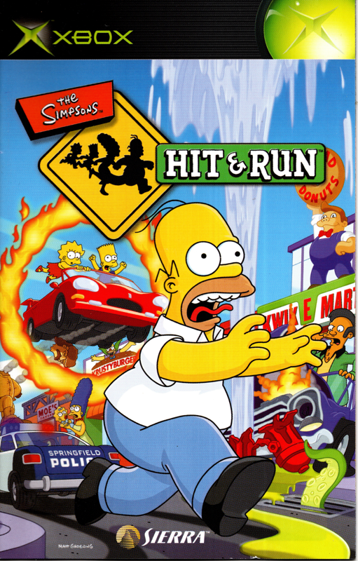 The Simpsons: Hit & Run cover or packaging material - MobyGames