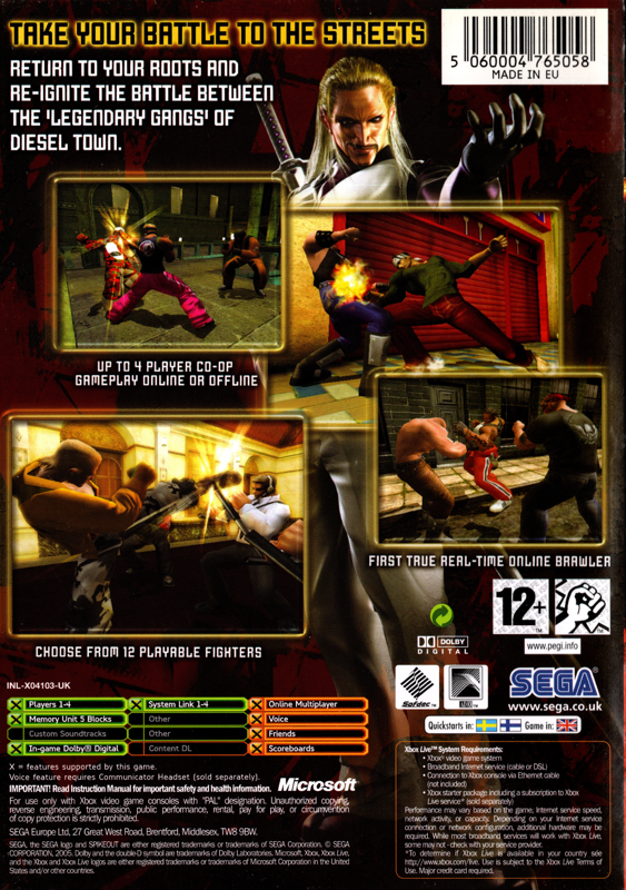 Spikeout: Battle Street cover or packaging material - MobyGames