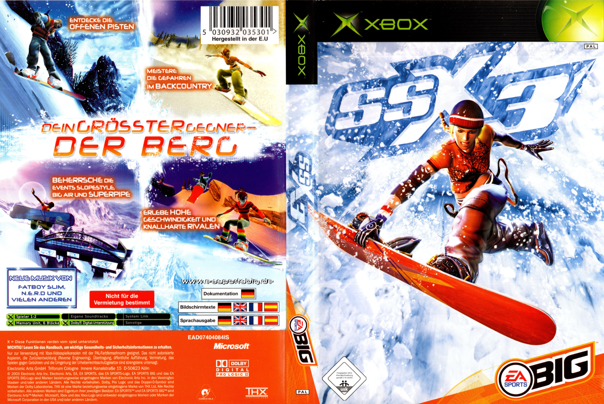 SSX 3 cover or packaging material - MobyGames