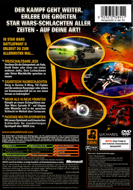 Star Wars: Battlefront II cover or packaging material - MobyGames