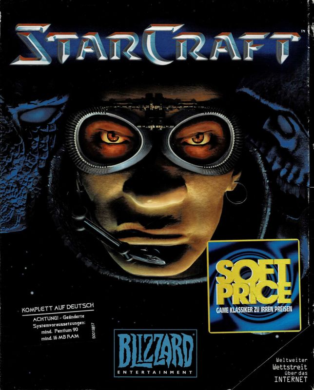 StarCraft cover or packaging material - MobyGames