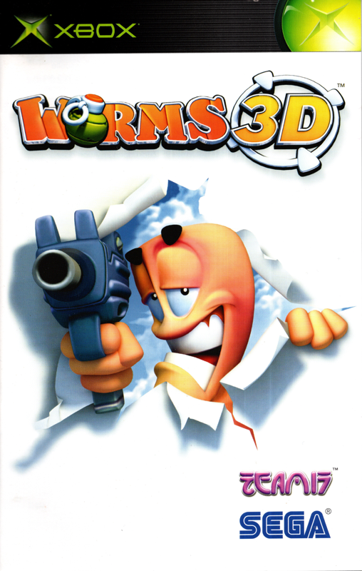 Worms 3D cover or packaging material - MobyGames