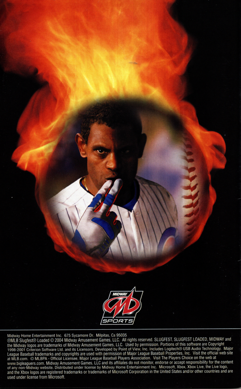 MLB SlugFest Loaded cover or packaging material - MobyGames