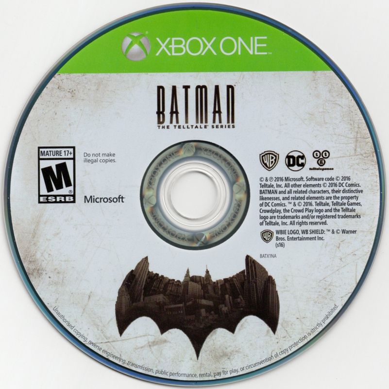 Batman: The Telltale Series cover or packaging material - MobyGames