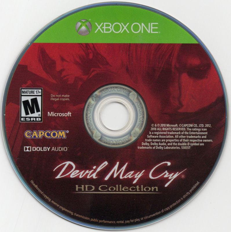 Devil May Cry: HD Collection cover or packaging material - MobyGames