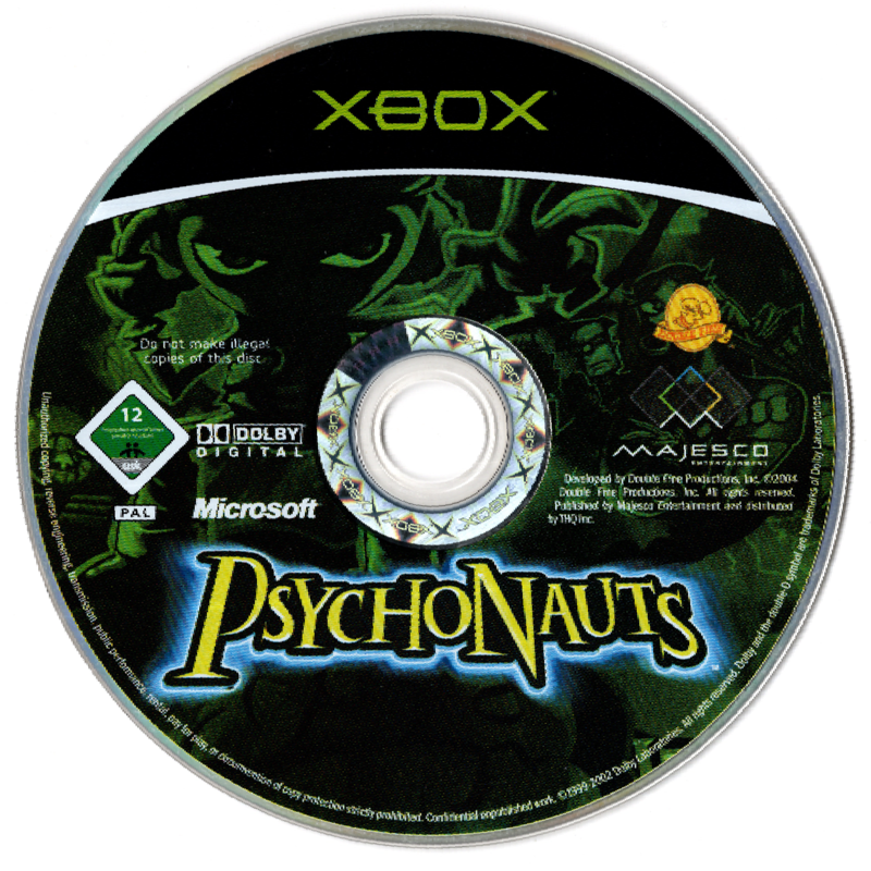 Psychonauts cover or packaging material - MobyGames