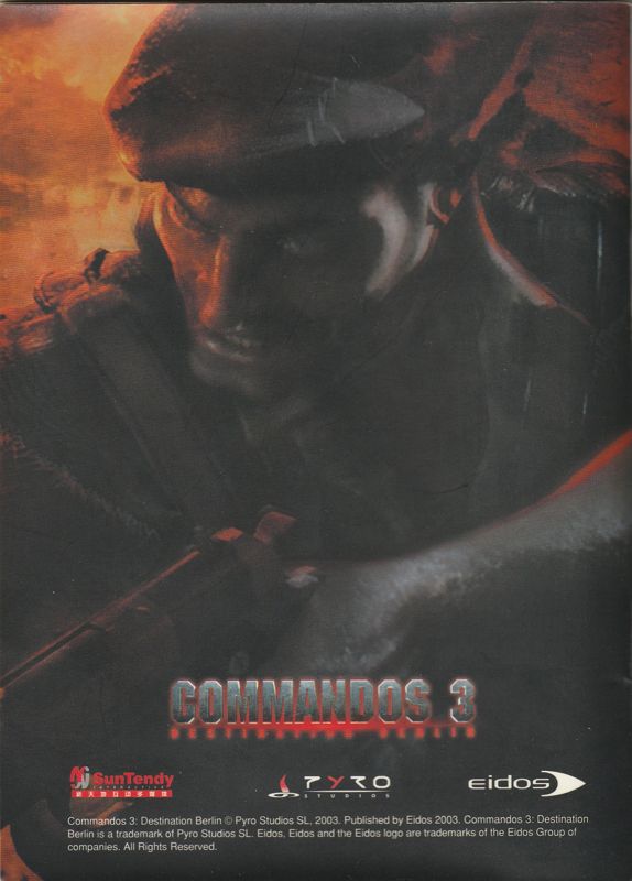 Commandos 3: Destination Berlin cover or packaging material - MobyGames