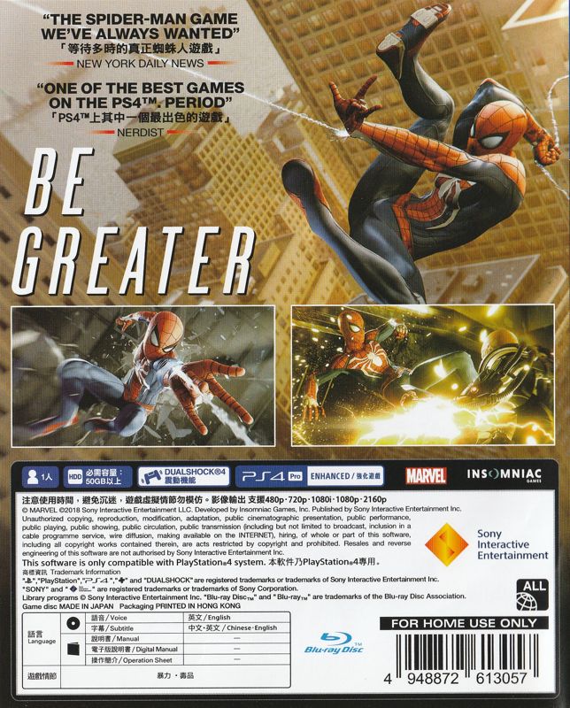 Marvel’s Spider-Man Game Of The Year Edition – PING