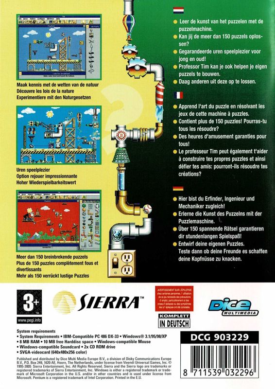 The Incredible Machine 2 cover or packaging material - MobyGames