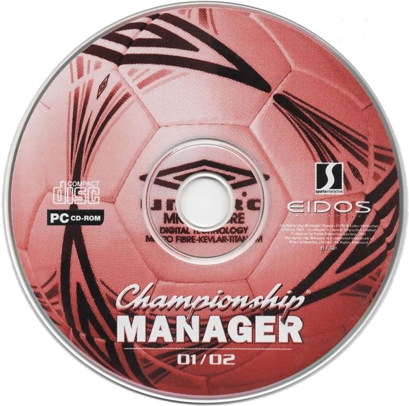 Championship Manager: Season 01/02 cover or packaging material - MobyGames