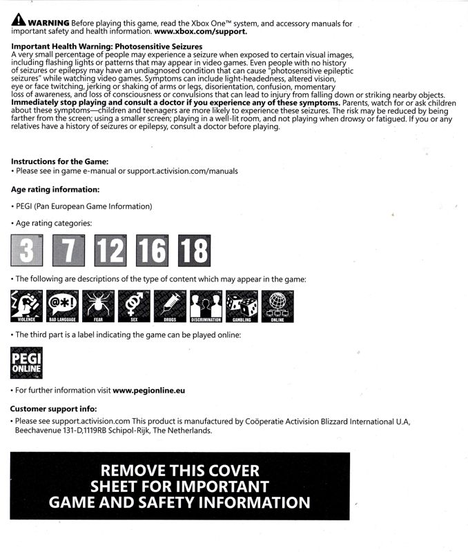 Call of Duty: Ghosts cover or packaging material - MobyGames