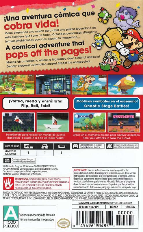 Paper Mario: The Thousand-Year Door cover or packaging material - MobyGames